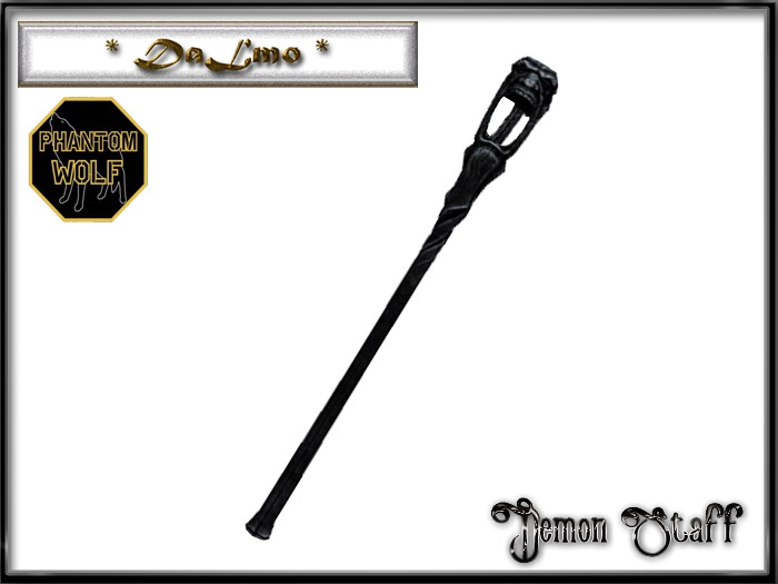 Second Life Marketplace - *Dalmo* Demon Staff-FULL PERM