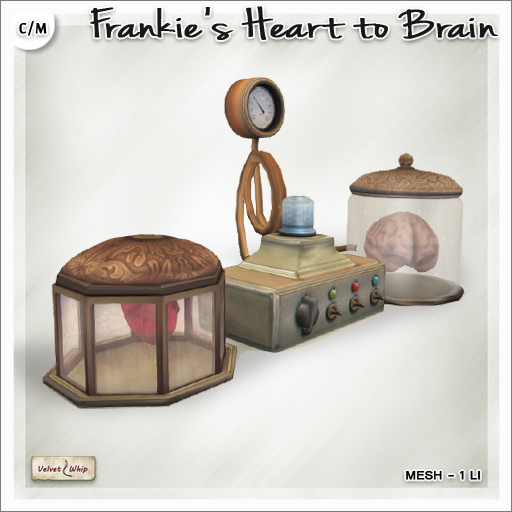 Second Life Marketplace - [V/W] Frankie's Heart to Brain Machine - "Mad ...