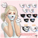 Second Life Marketplace - NYU - Dorky Face Masks Gacha, Moustache! (Black)