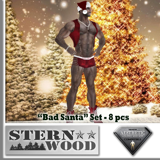 Second Life Marketplace - Niramyth "Bad Santa" Outfit - 8 pcs