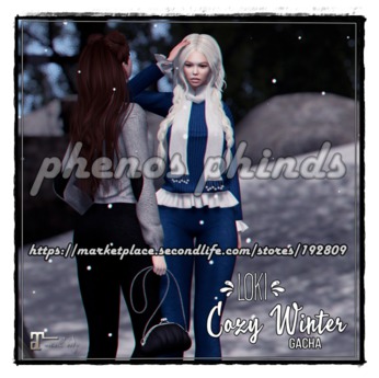Second Life Marketplace - 19.Loki - Cozy Winter GACHA - Cherry Hearts ...