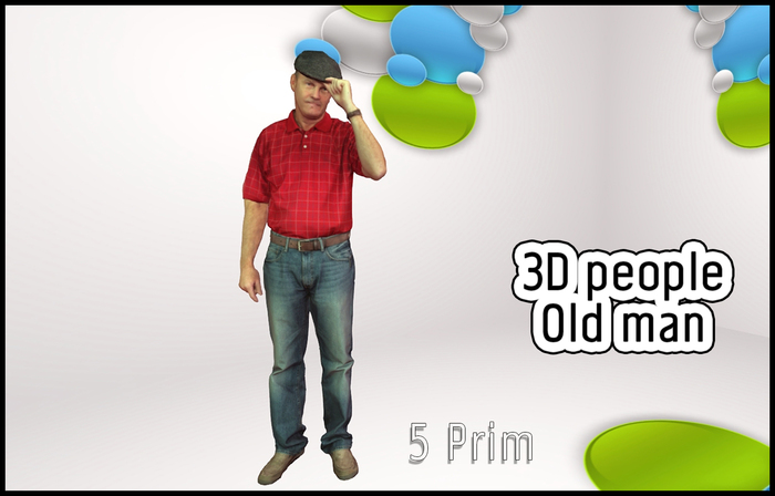 Second Life Marketplace - MESH PEOPLE -YO-old man