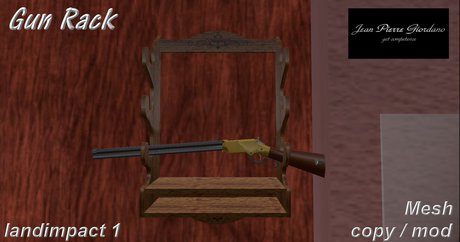 Second Life Marketplace - Gun Rack mesh BOX