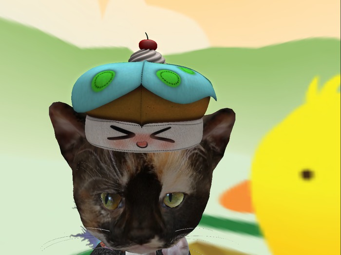 Second Life Marketplace - Cupcake Hat Blue Dinkie