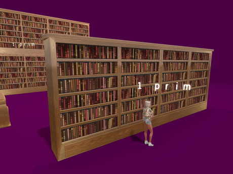 Second Life Marketplace - 1 prim "Library Set" any texture + bonuses ...