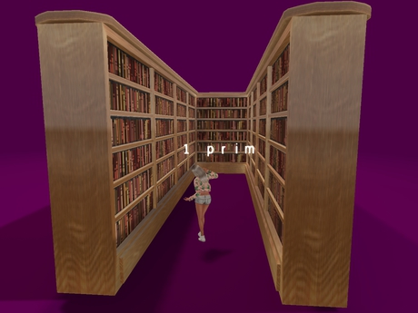 Second Life Marketplace - 1 prim "Library Set" any texture + bonuses ...
