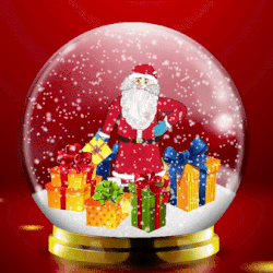 Second Life Marketplace - Santa in the snow GIF