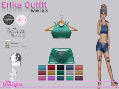 Second Life Marketplace - Erika Outfit Demo Hud