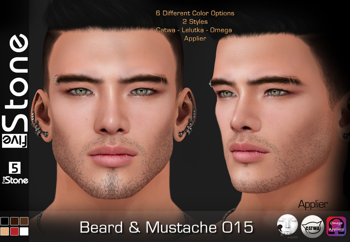 Second Life Marketplace - Five Stone Beard 015