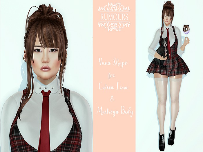 Second Life Marketplace - [RUMOURS] YUNA SHAPE CATWA LONA & MAITREYA