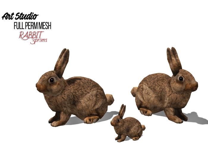 Second Life Marketplace - [ as ] - FULL PERM - Rabbit Mesh