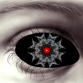 Second Life Marketplace - Evil Snowflake MESH Eyes-Black HD *Hidden ...