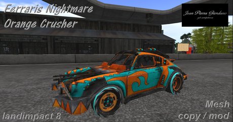 Second Life Marketplace - Nightmare "Orange Crusher" mesh