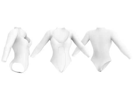 Second Life Marketplace - Full Perm Open Chest Long Sleeves Transparent ...