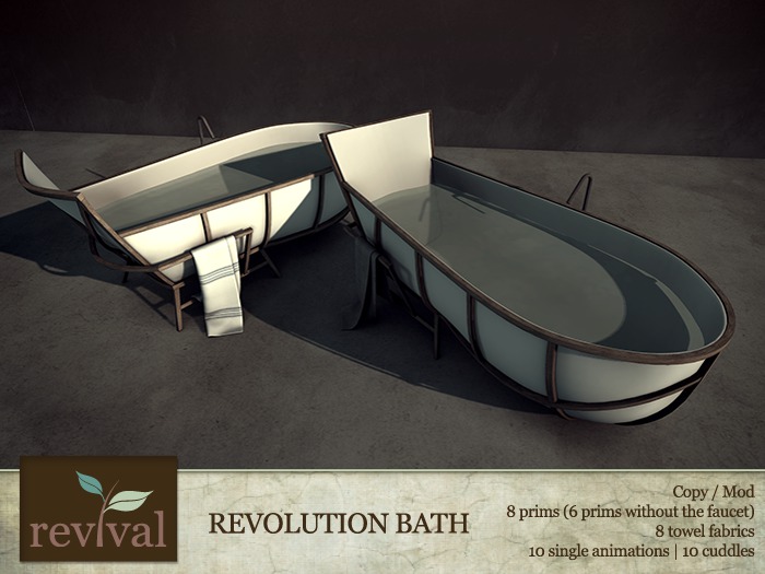 Second Life Marketplace - .:revival:. revolution bath
