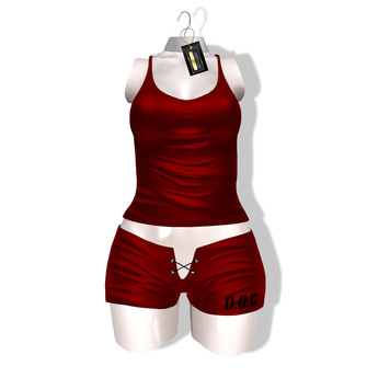 Second Life Marketplace - Harmonia Original Mesh Red DOC Outfit ...