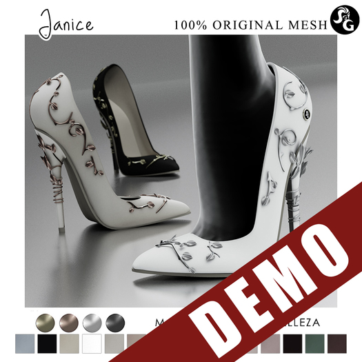 Second Life Marketplace - ::SG:: Janice Shoes - DEMO - (Hud is only on ...