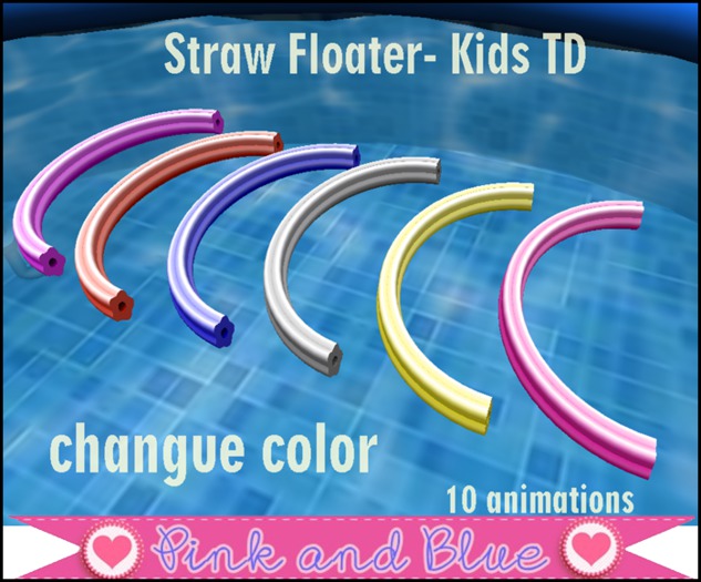 Second Life Marketplace - Straw Floater- Kids TD