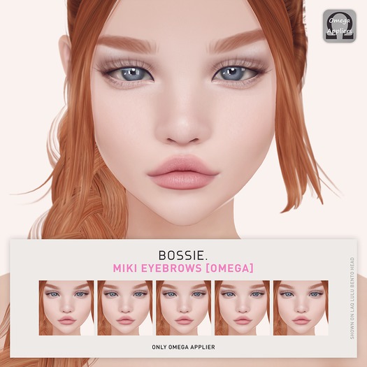 Second Life Marketplace - Bossie. miki eyebrows [omega] (wear me)