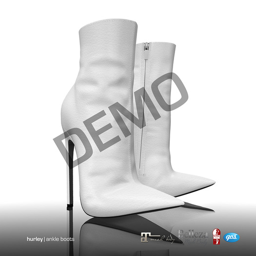 Second Life Marketplace - [Gos] Hurley Ankle Boots - DEMO