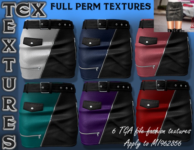 Second Life Marketplace - Textures Full Perm for MI962856 Mesh- 6 TGA FLASH