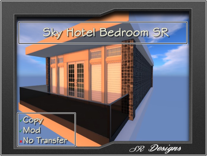 Second Life Marketplace - Sky Hotel Bedroom SR