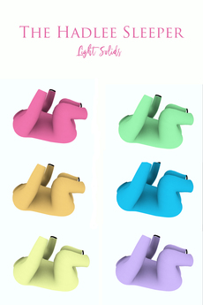 Second Life Marketplace - Hadlee Sleeper - Light Solids FATPACK