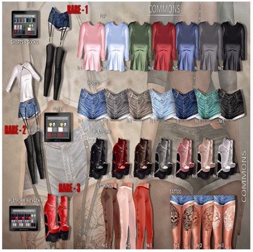 Second Life Marketplace - N-Uno & Nanika // Audrey Platform // N 5 ...