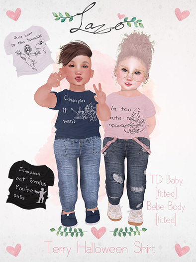 Second Life Marketplace - ~Lazo - Terry Halloween Shirt - DEMO