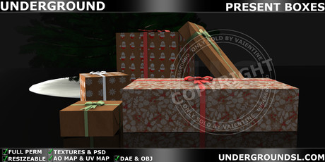 Second Life Marketplace - [UG MESH] PRESENT BOXES