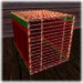 Second Life Marketplace - Candy Cane Cage *gift kennel* (RLV) lrg