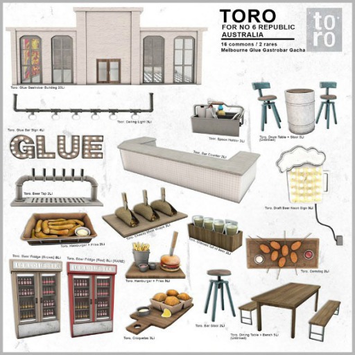 Second Life Marketplace - Toro. Bar Stool