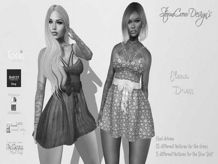 Second Life Marketplace Demo Elena Dress