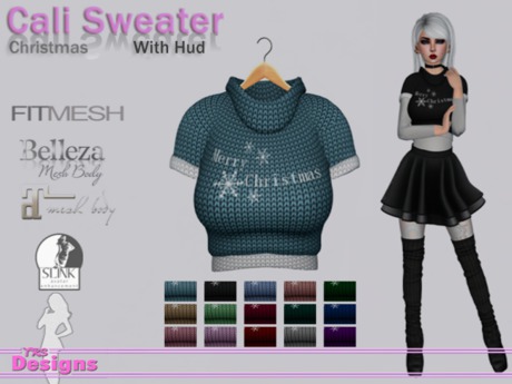 Second Life Marketplace - Cali Sweater Demo Hud