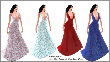 Second Life Marketplace - Ultra Vixen II - Abby 991 - Spaghetti Strap ...