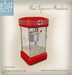 Second Life Marketplace - {what next} Red Popcorn Machine (boxed)