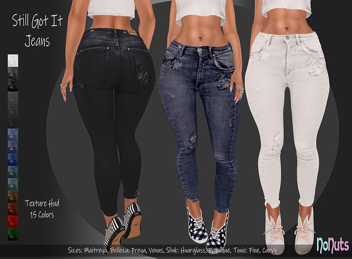 Second Life Marketplace - NoNuts - Still Got It Jeans [ADD ME]
