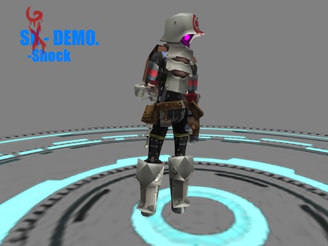 Second Life Marketplace - sk Demo grim shock armor set