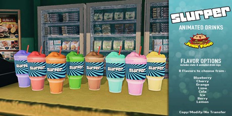 Second Life Marketplace - Junk Food - Slurper Drinks