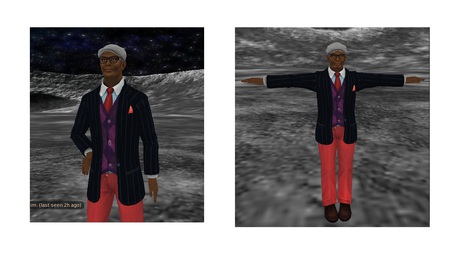 Second Life Marketplace - Black Male Avatar MODIFY TRANSFER PROMO