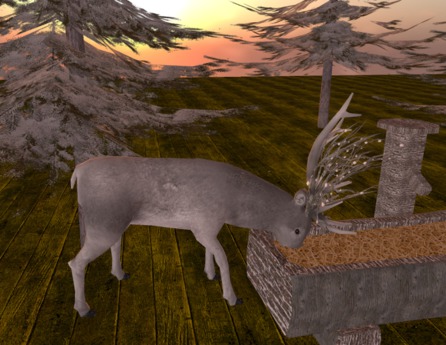 Second Life Marketplace - Animated Deer Group white (regular 250 L$)