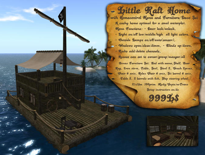 Second Life Marketplace - Little Raft Home
