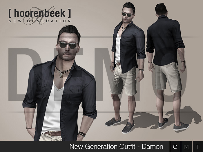 Second Life Marketplace - Complete Outfit - Damon - Signature, Belleza ...