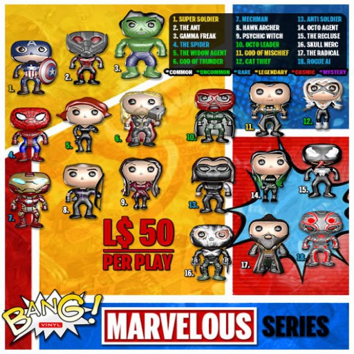 Second Life Marketplace - Bang! Figures - Marvelous Villains #10 - Octo ...