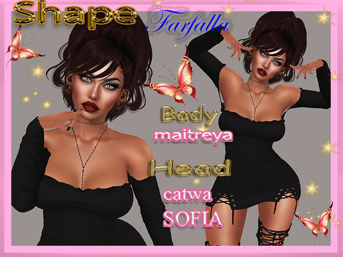 Second Life Marketplace - DEMO-Shapes - 15 For Catwa Sofia Bento