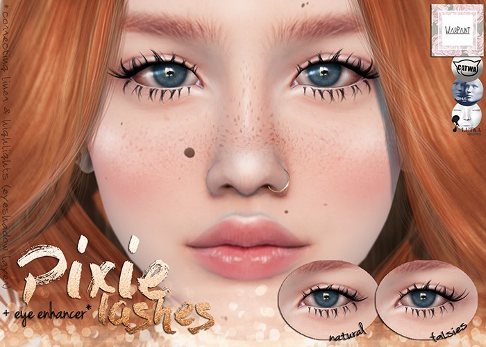 Second Life Marketplace - WarPaint* Pixie lashes [Lelutka - Origins]