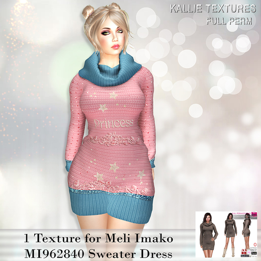 Second Life Marketplace - KJ Meli MI961840 TEXTURES - PRINCESS 1 - FULL ...