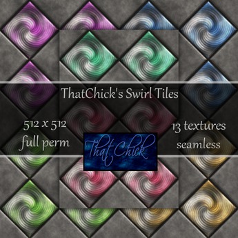 Second Life Marketplace - ~tc~ Swirl Tiles Textures