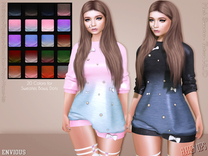 Second Life Marketplace - Envious - Aubrey Sweater Dips