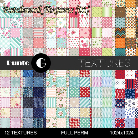 Second Life Marketplace - Patchwork Textures [01]